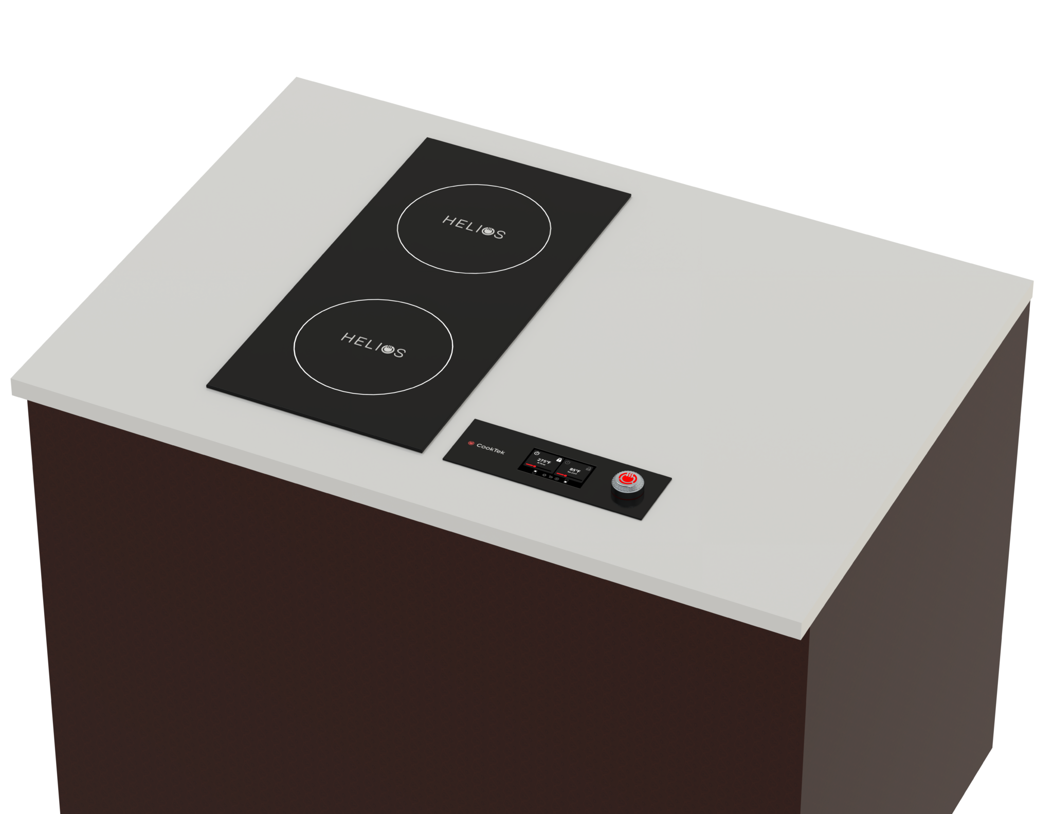 Double Hob Induction Cooktop - CookTek